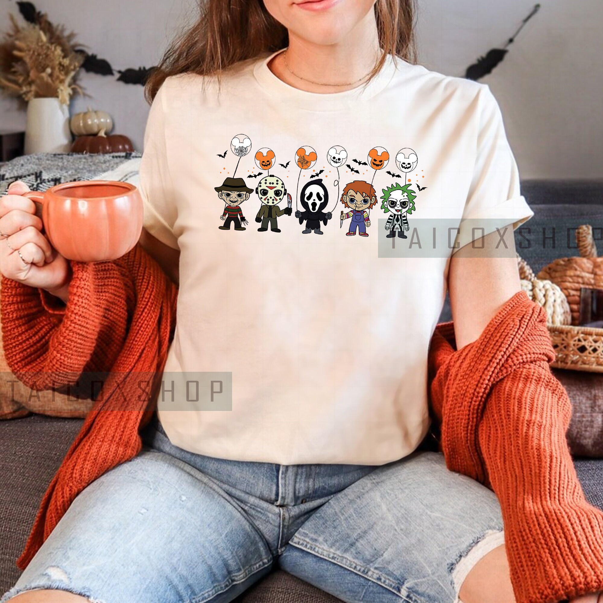 Stitch Horror Halloween Shirt, Disney Halloween Horror Chara | Inspire ...