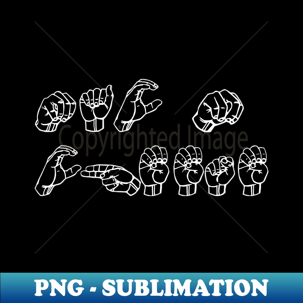 MAC N CHEESE ASL Sign Language Design - Modern Sublimation P - Inspire ...