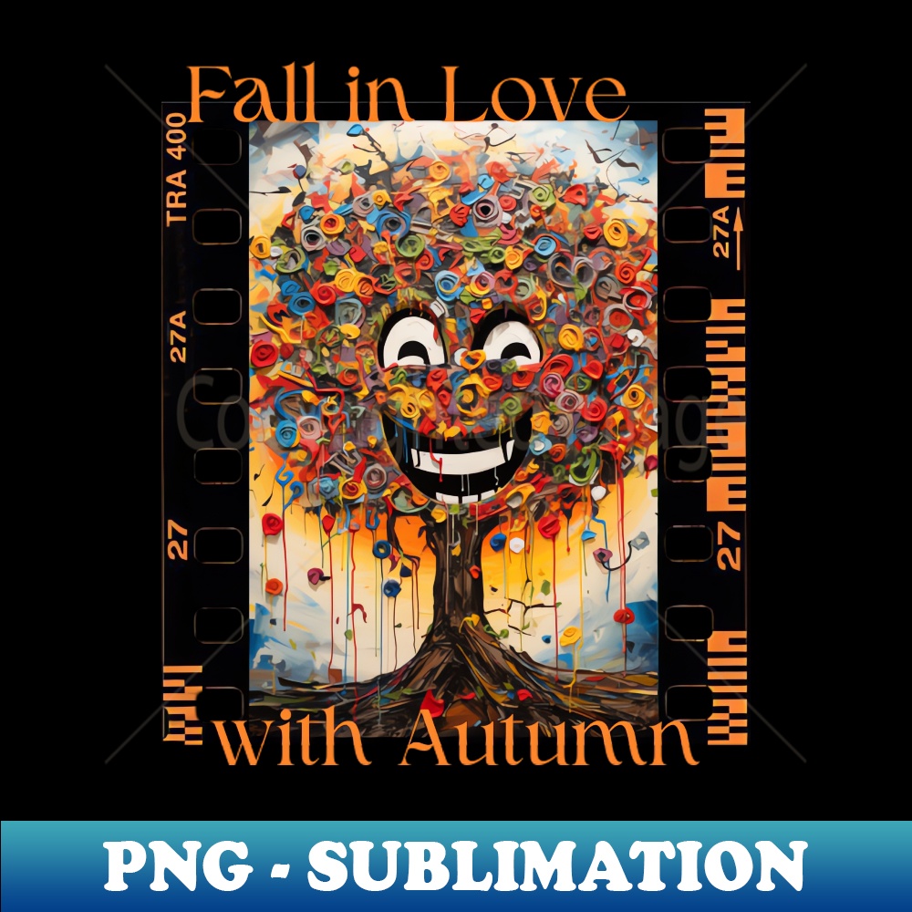 Fall in Love with Autumn - Sublimation-Ready PNG File - Perf | Inspire ...