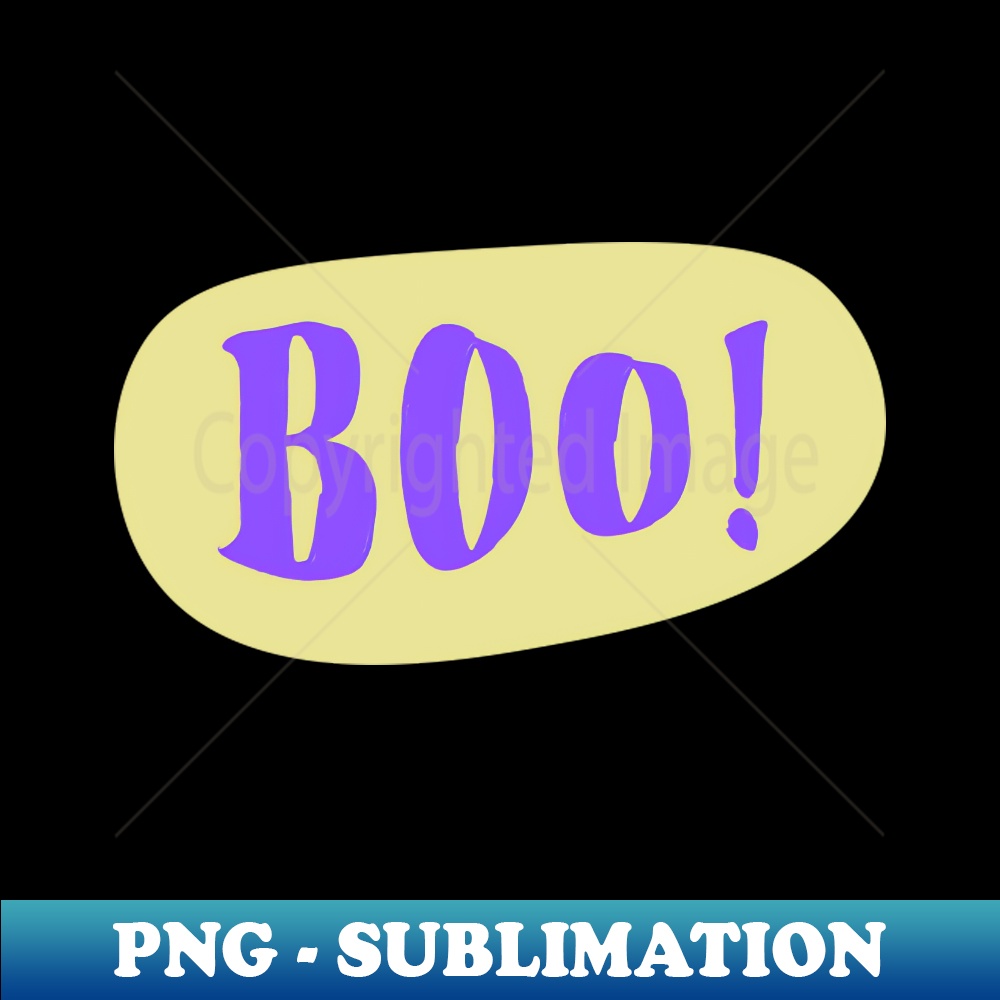 Boo - PNG Transparent Digital Download File for Sublimation | Inspire ...