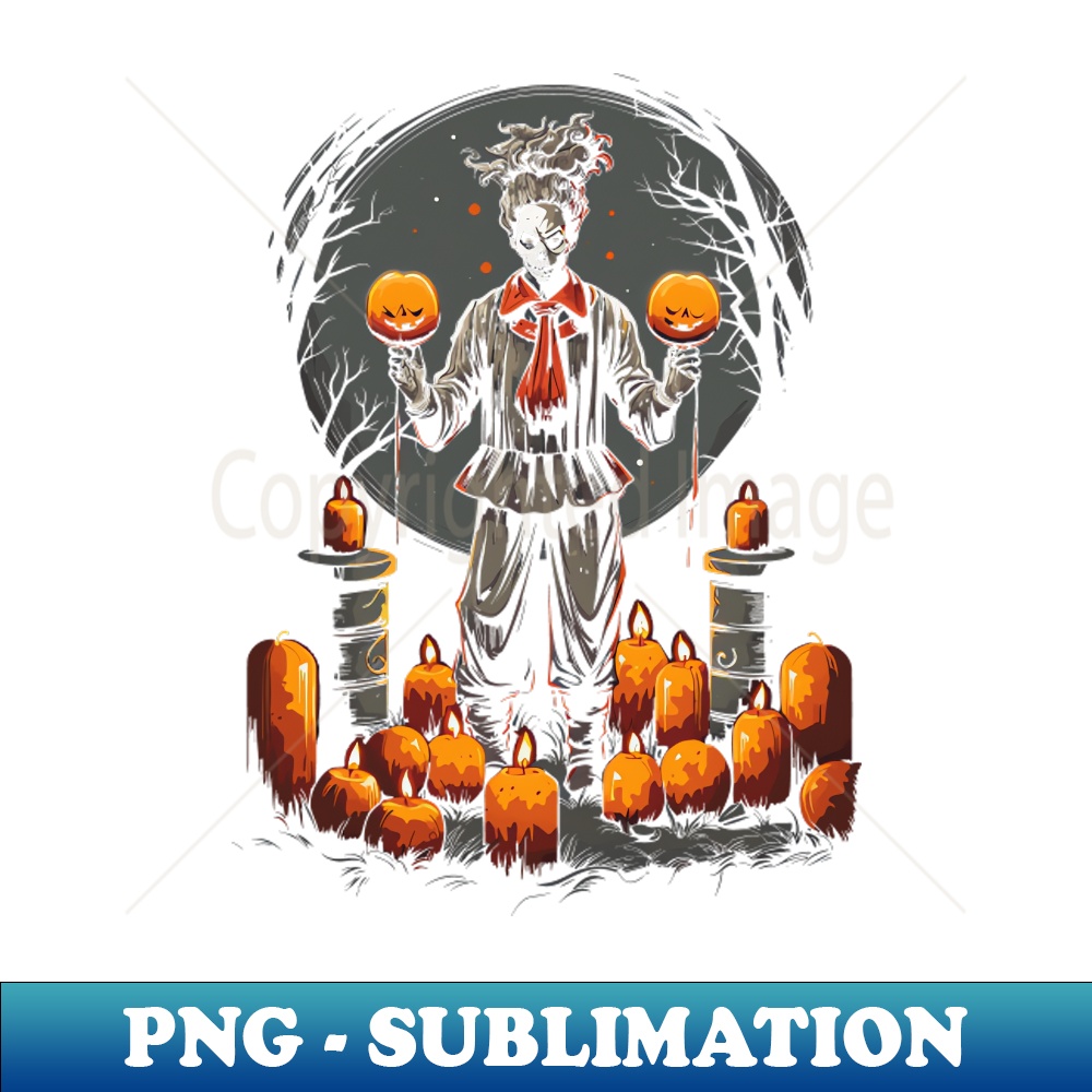 Spooky Circus Scary Halloween Killer Clown - Signature Subli - Inspire ...