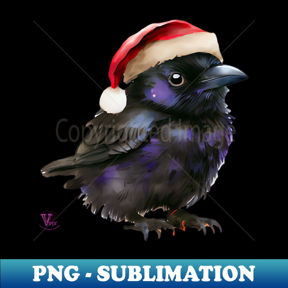 Santa Raven - Stylish Sublimation Digital Download - Transfo - Inspire ...