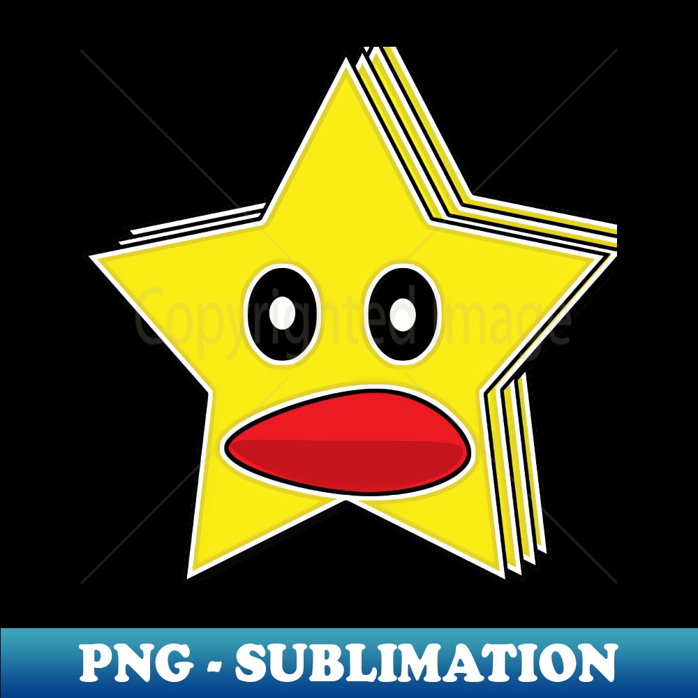 A Falling Star Design - PNG Transparent Sublimation File - S | Inspire ...
