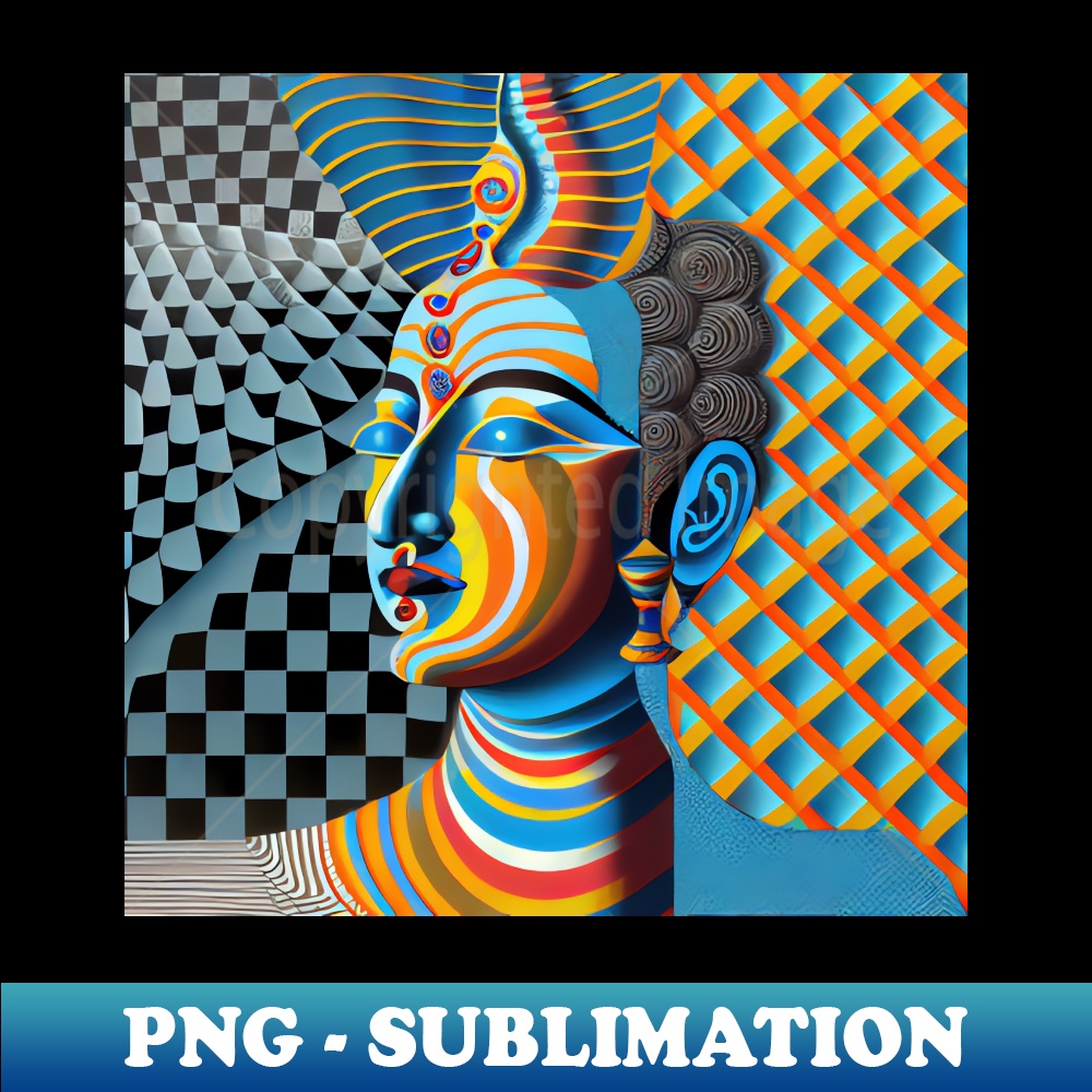 Lord Krishna Op Art - Exclusive Sublimation Digital File - C - Inspire ...
