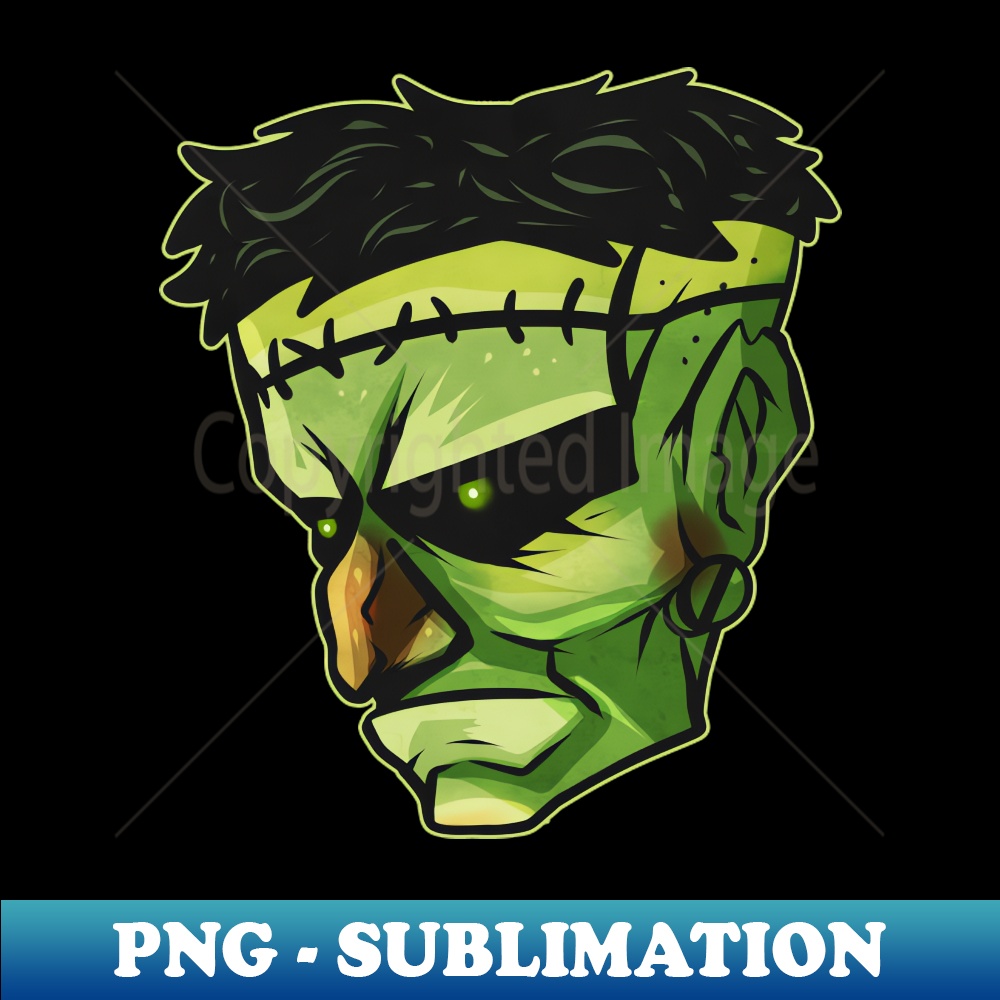 Evil Green Monster Face With Scars Costume For Halloween - P | Inspire ...