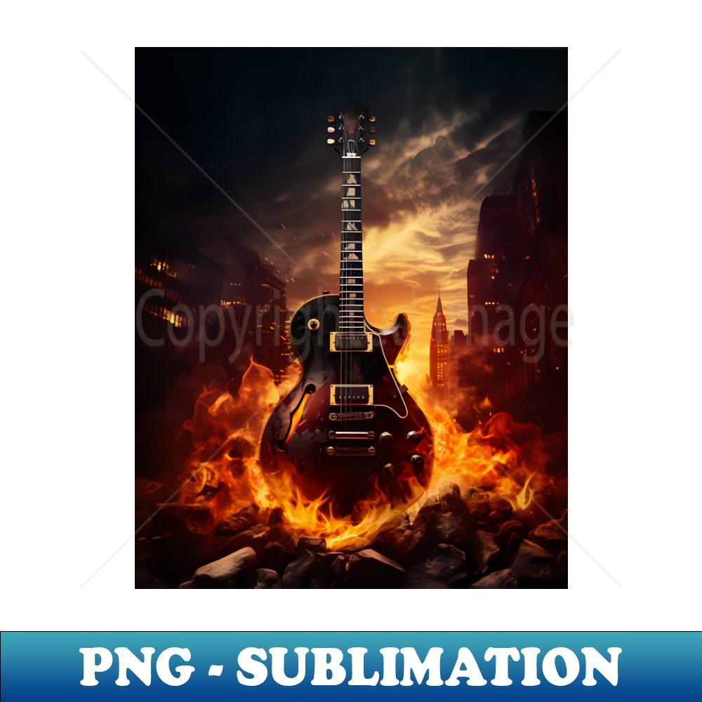 Electric Guitar in Post-Apocalyptic Cityscape - Exclusive Su | Inspire ...