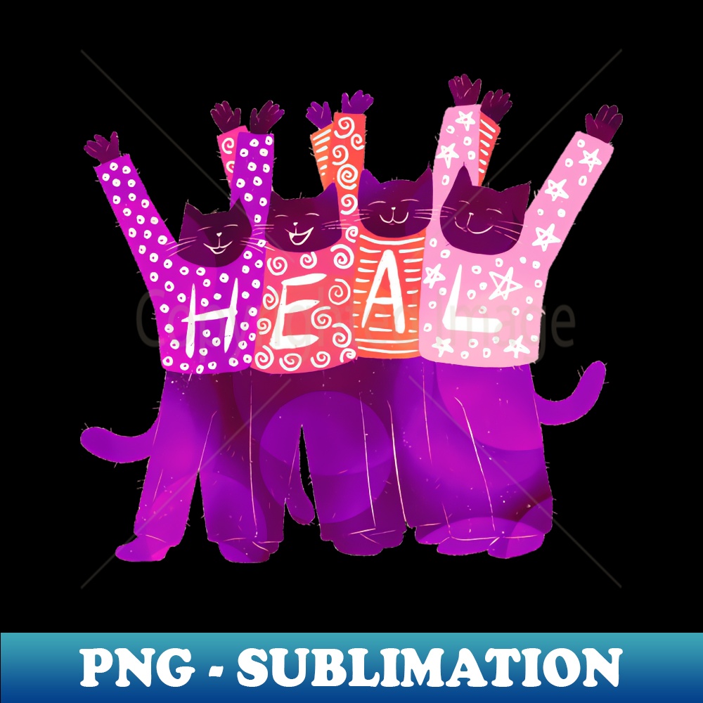 The four positive black cats sending everyone pink healing e | Inspire ...