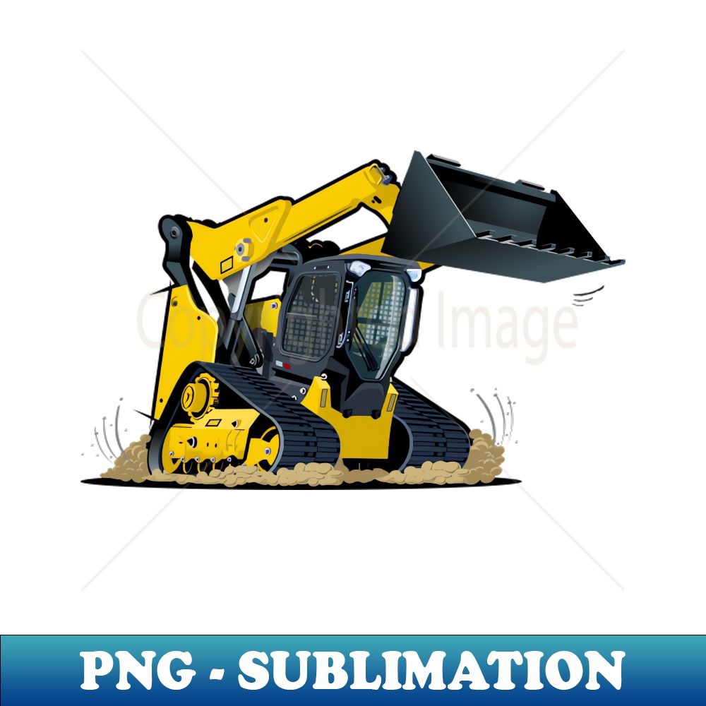 Cartoon skid steer - Sublimation-Ready PNG File - Perfect fo | Inspire ...