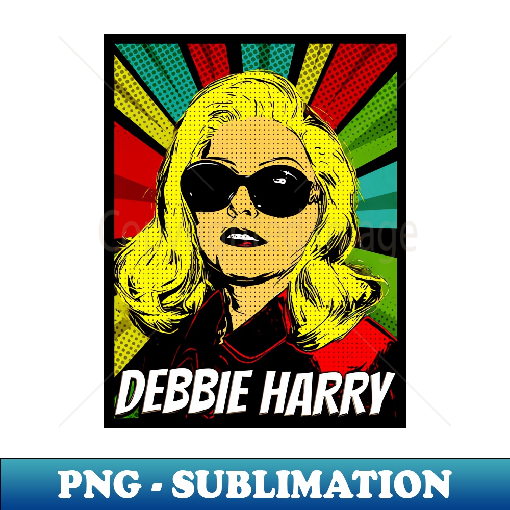 Debbie Harry Pop Art Design Fan Art - PNG Transparent Digit - Inspire ...