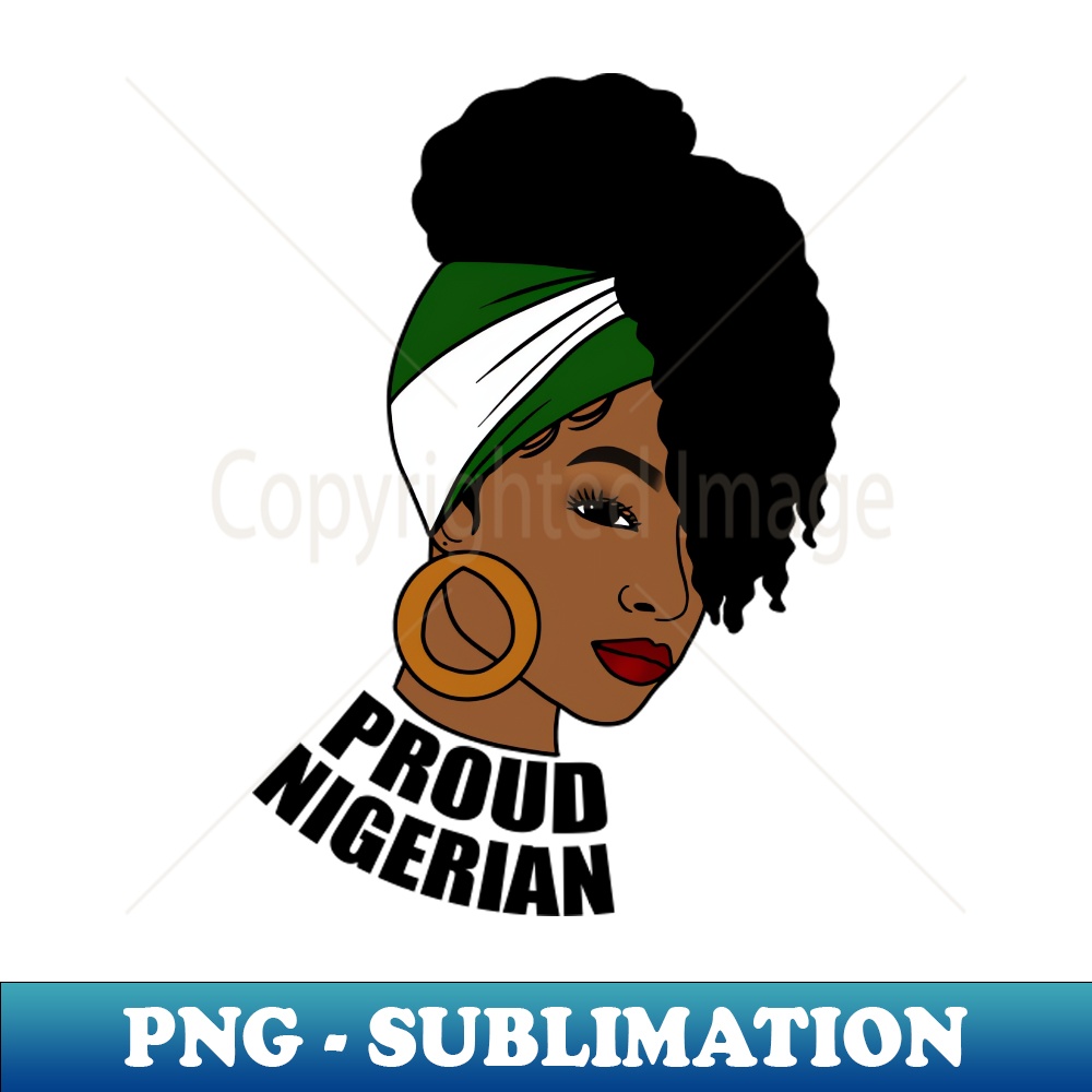 Nigeria Flag Proud Nigerian Woman African - High-Resolution - Inspire ...