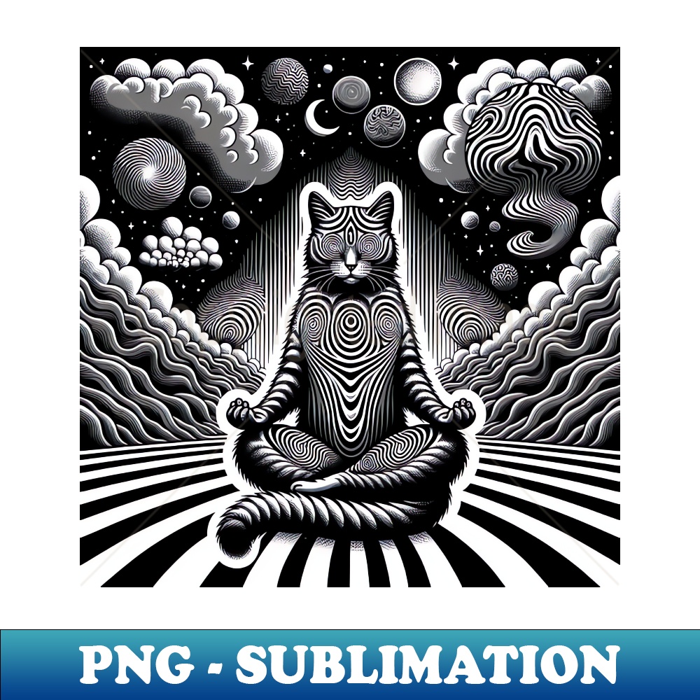 Contemplative Cat - Creative Sublimation PNG Download - Perf - Inspire ...