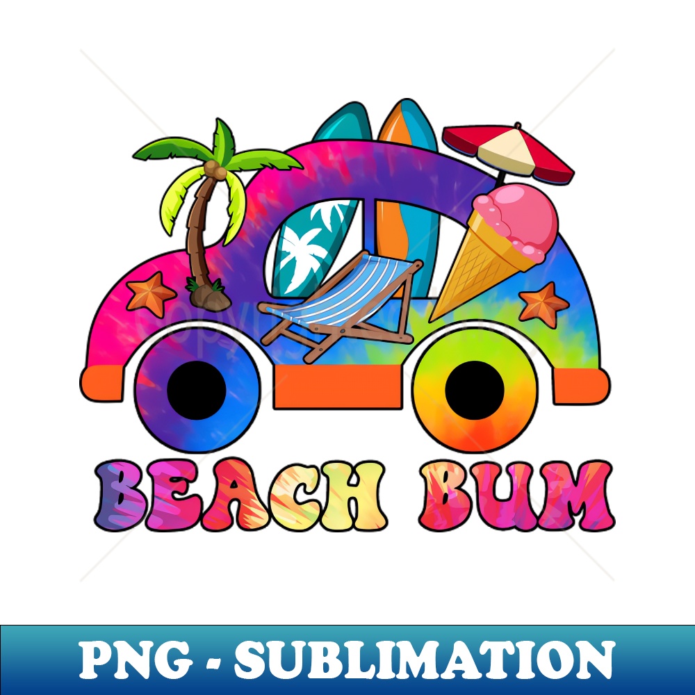 Beach Bum - PNG Transparent Sublimation File - Bring Your De | Inspire ...
