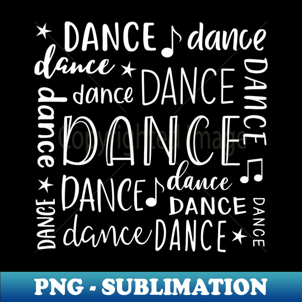 Dance words dancer design text based dancing word art - PNG | Inspire ...
