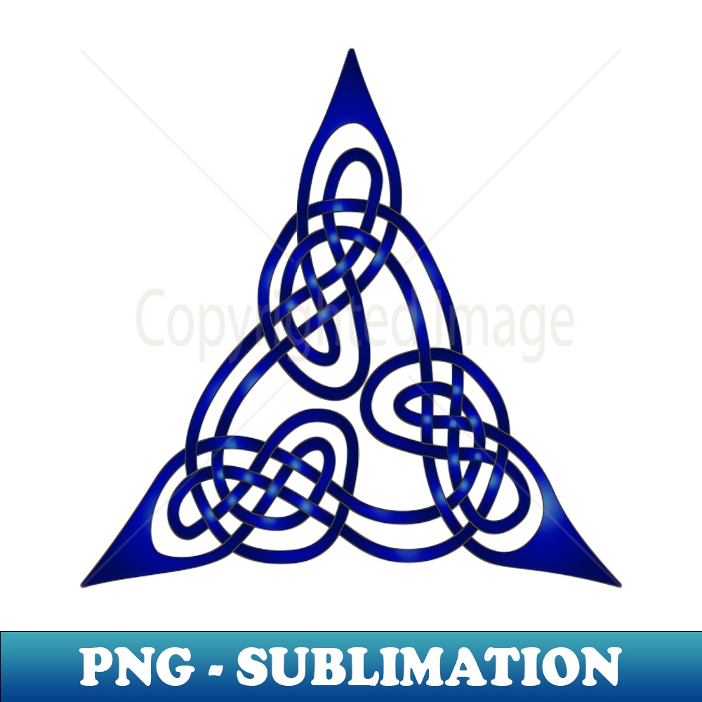 Triangle Knot With Doubled Threads Blue - Trendy Sublimation | Inspire ...