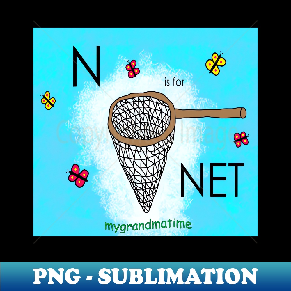 N is for NET - Aesthetic Sublimation Digital File - Defying - Inspire ...