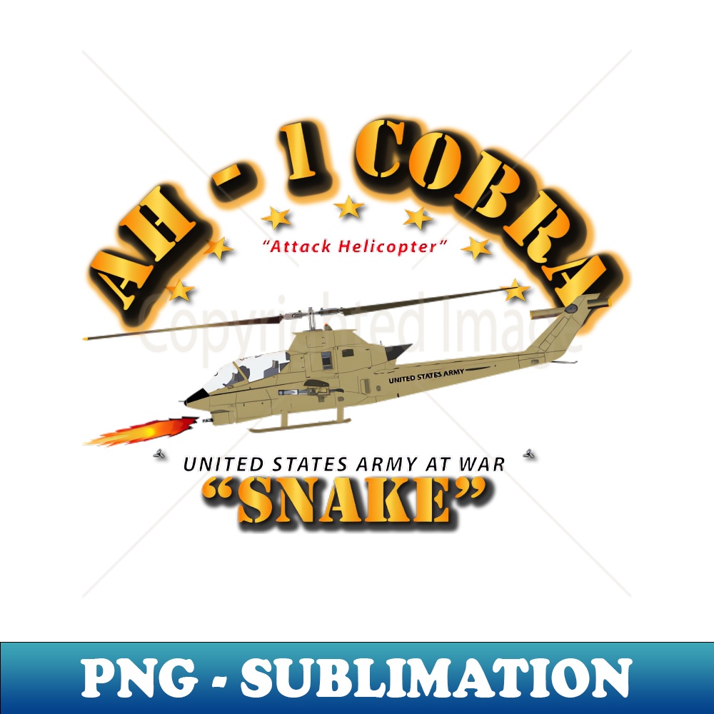 Army - AH-1 Cobra - Snake - Instant Sublimation Digital Down | Inspire ...