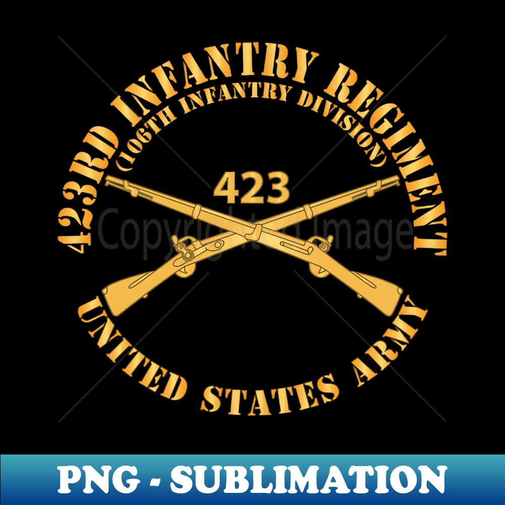 423rd Infantry Regiment - US Army w Branch X 300 - Modern Su | Inspire ...