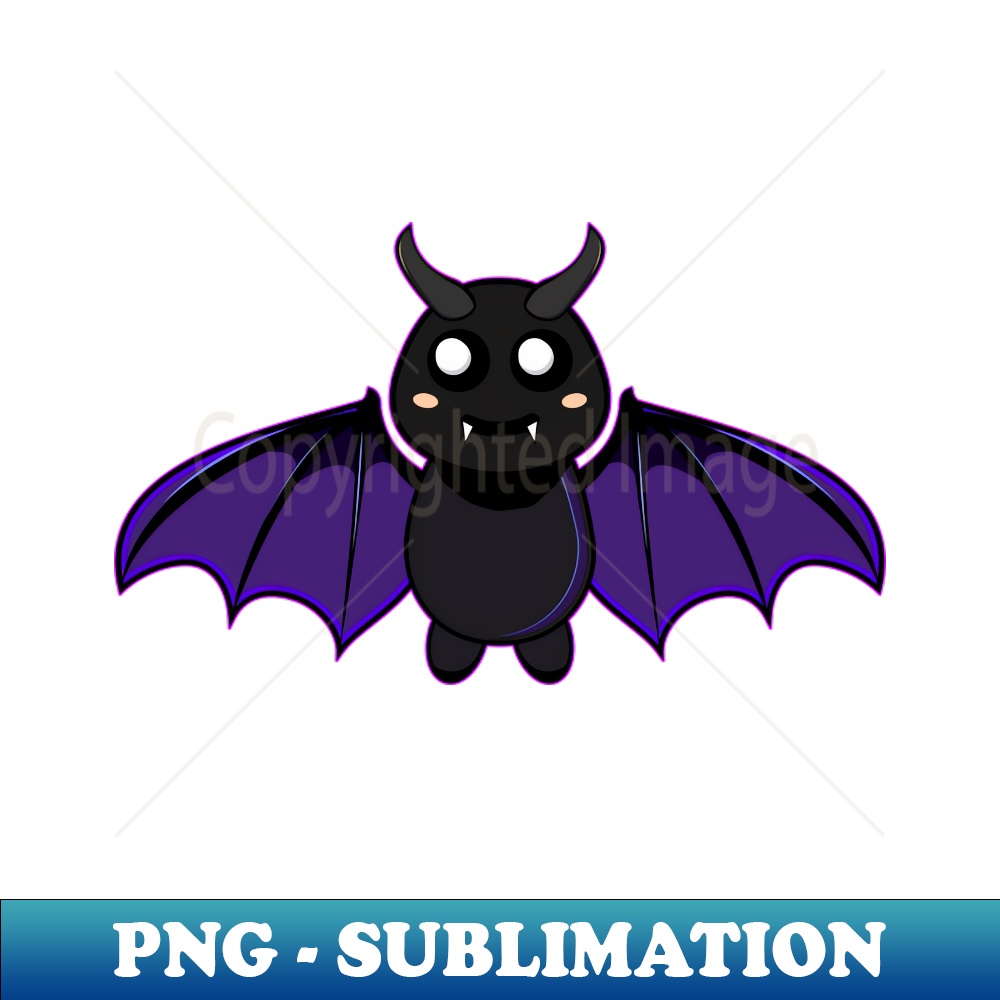 Cute Flying Vampire Bat - PNG Transparent Sublimation Design | Inspire ...