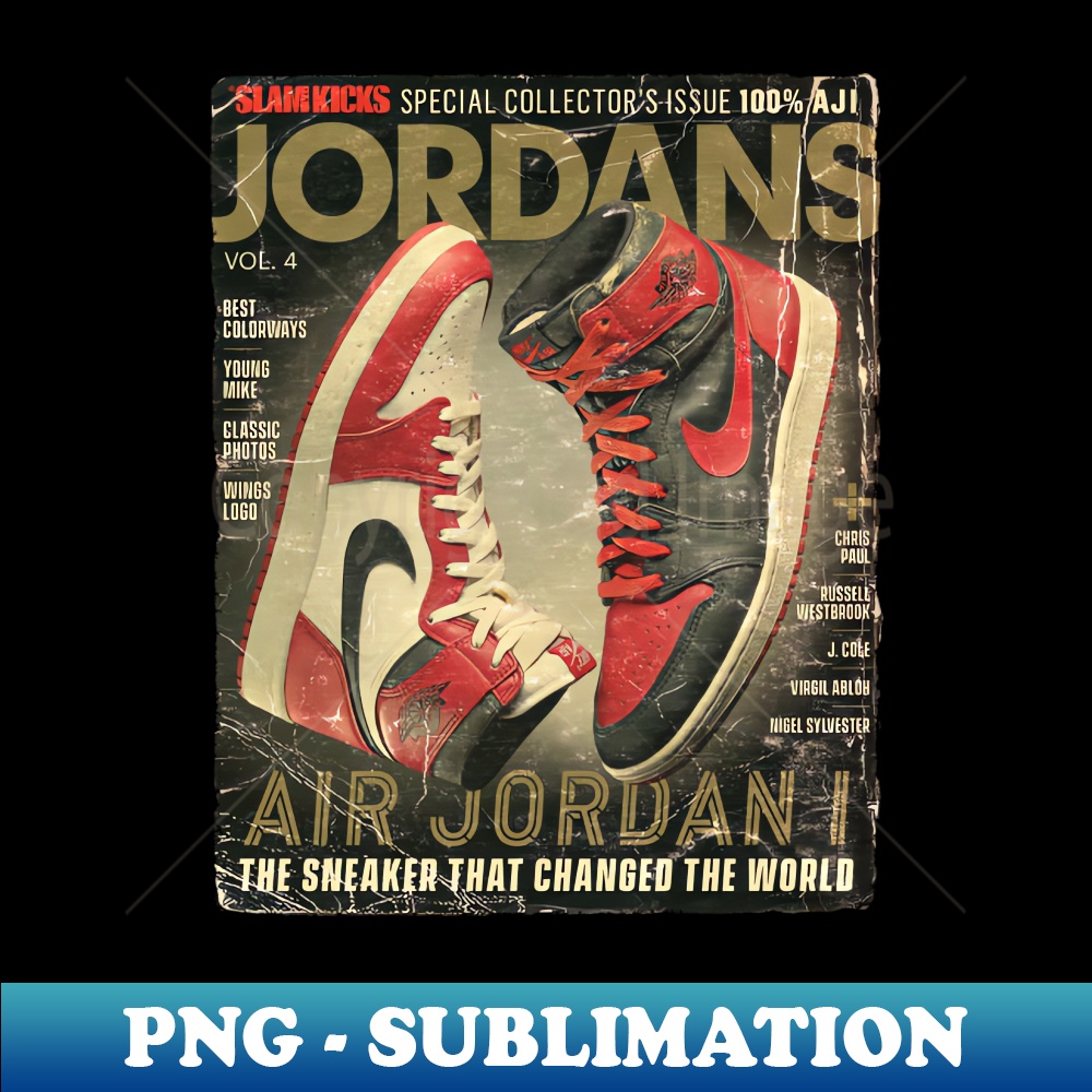 COVER SLAM JORDAN DUNK - ALL THE WAY UP AIR - Instant PNG Su | Inspire ...