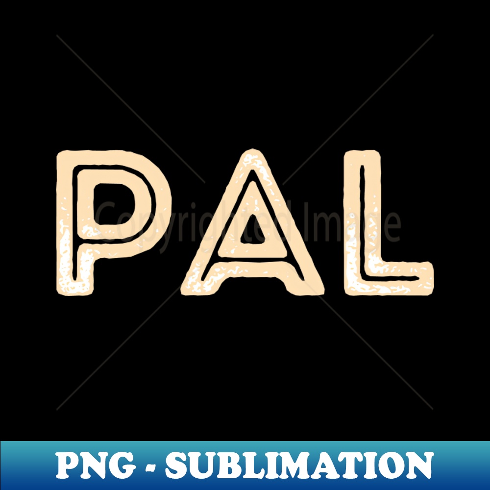 Rustic Capital Letters Word PAL in Cream - Professional Subl | Inspire ...