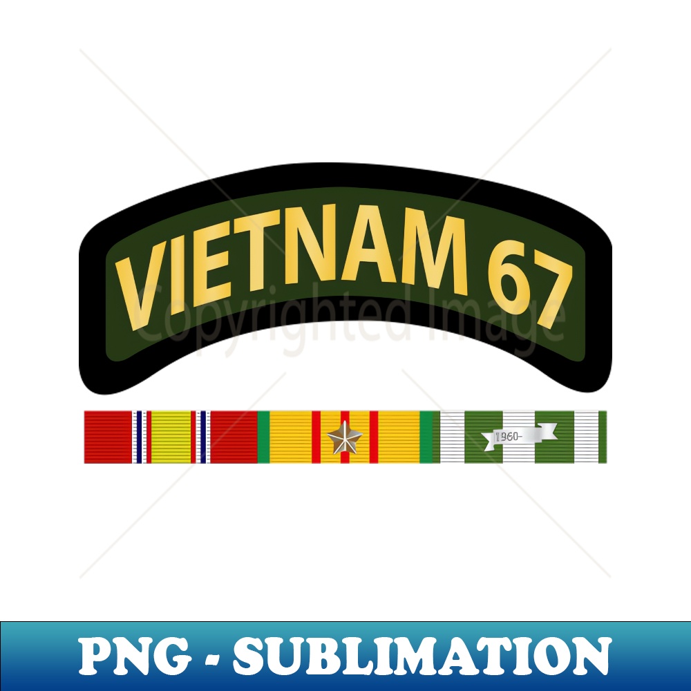 Army - Vietnam Tab - 67 w VN SVC - Digital Sublimation Downl | Inspire ...