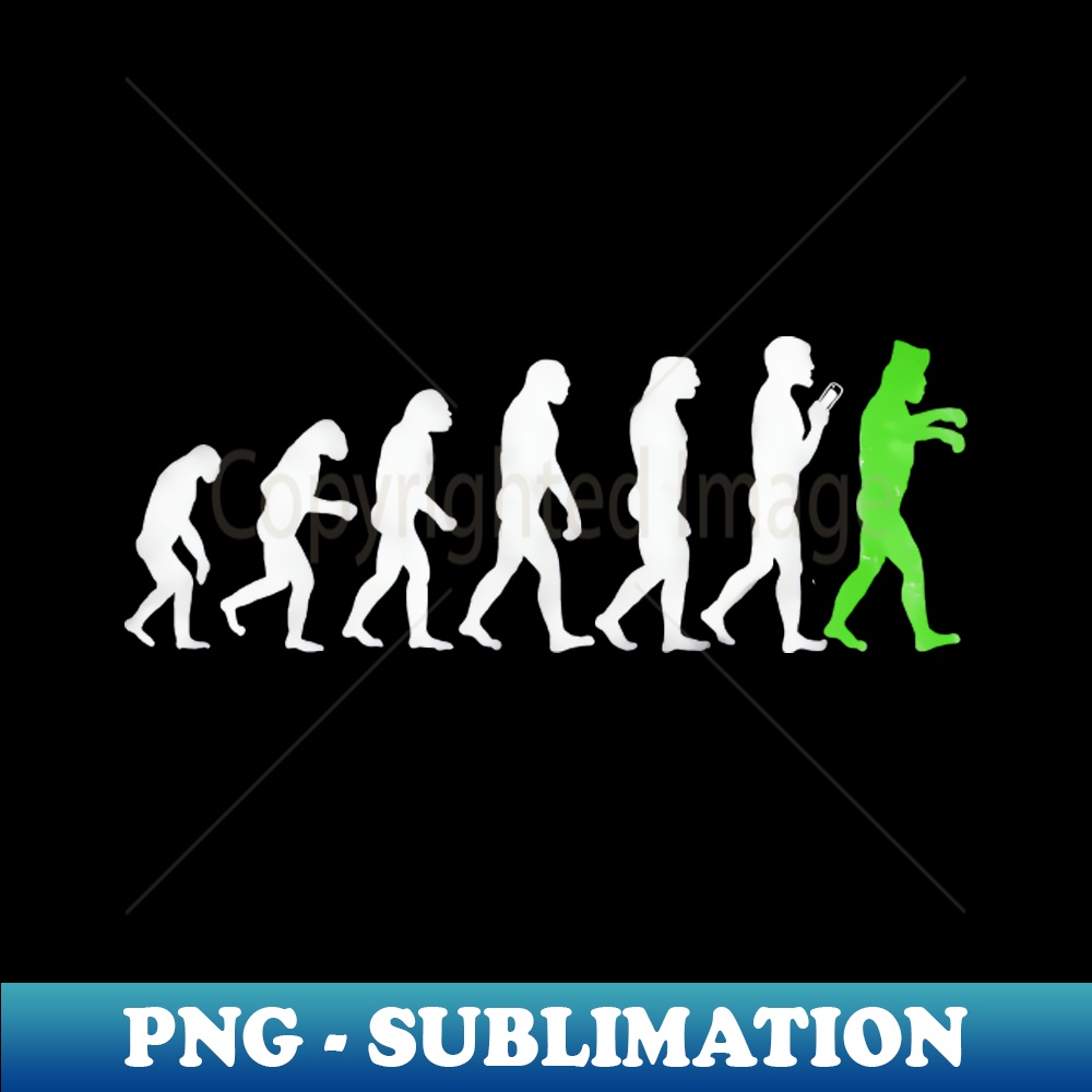 Funny Evolution Theory Zombie Humor - Aesthetic Sublimation | Inspire ...
