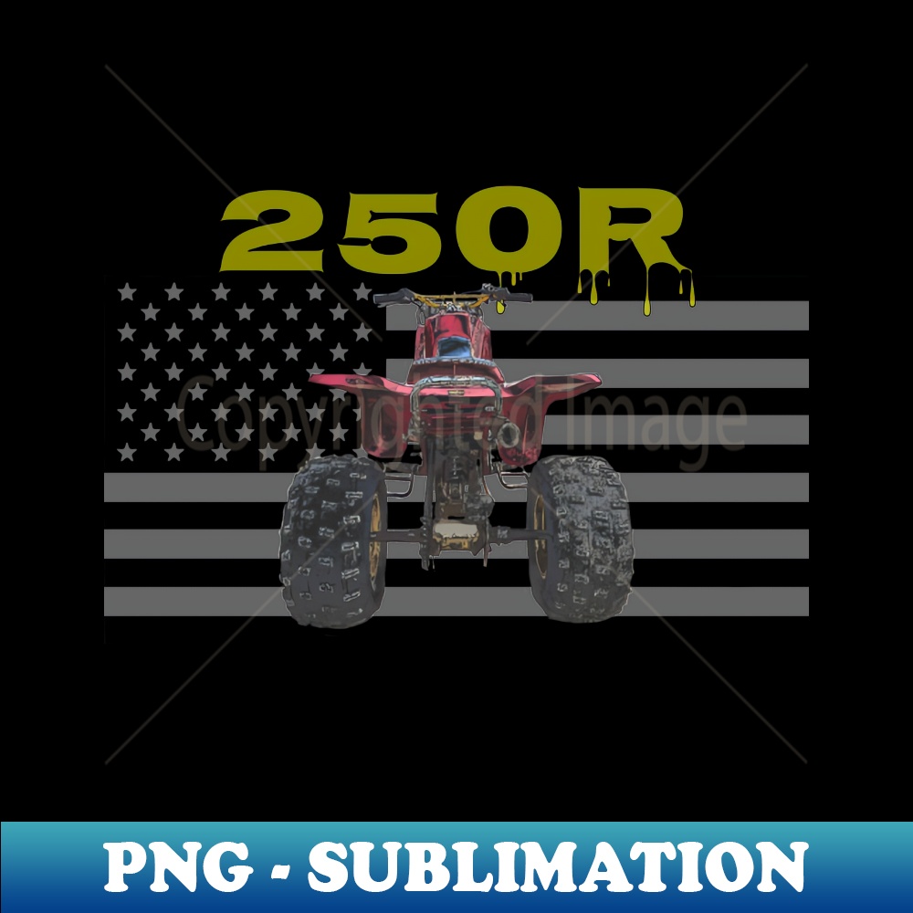 Vintage American flag Three Wheeler 250R Retro 3 Wheeler ATV | Inspire ...