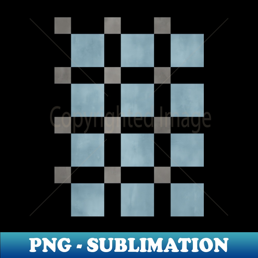 Chequer Pattern Blue Dark Grey - Signature Sublimation PNG F | Inspire ...