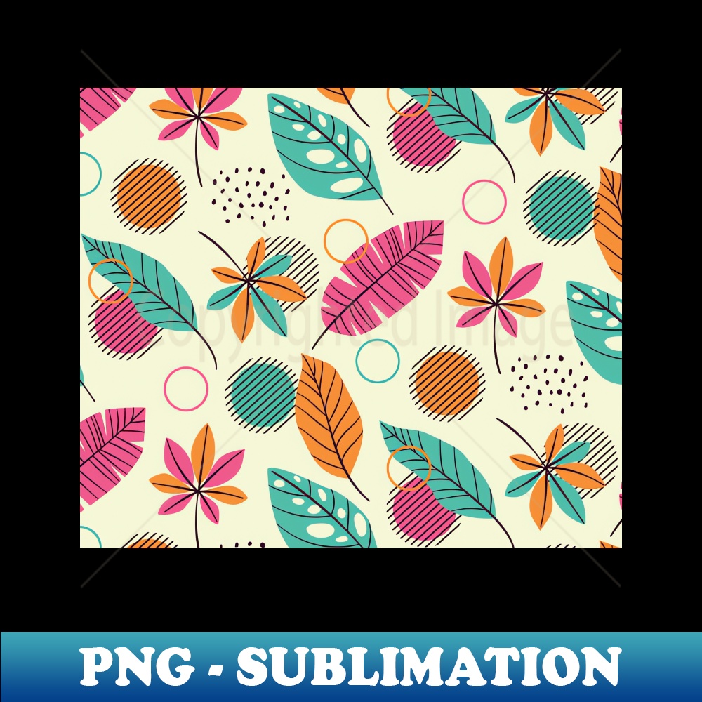 Colorful leaves lovely pattern autumn - High-Resolution PNG | Inspire ...