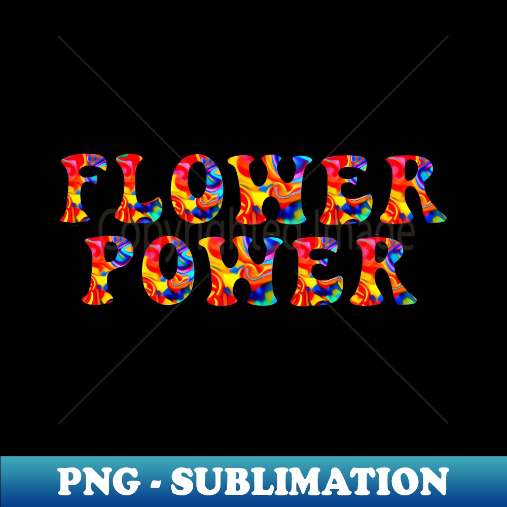 Flower Power Rainbow Lettering - Professional Sublimation Di | Inspire ...