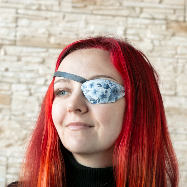 Custom Eye Patch, Woman Eye Patch, Flower Eye Patch, One Eye | Inspire ...