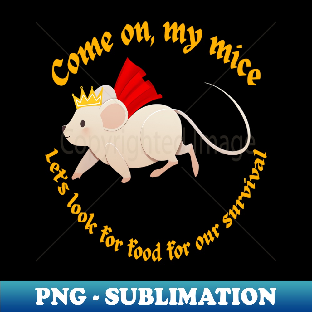 A mouse with crown and cape - PNG Sublimation Digital Downlo | Inspire ...