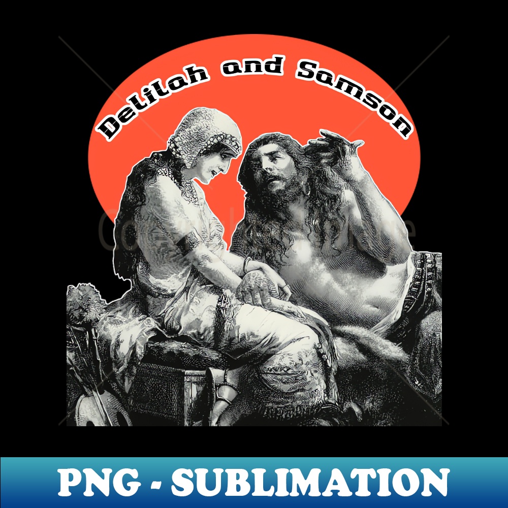 Man Betrayed -Samson and Delilah Scene from the Bible - Digi | Inspire ...
