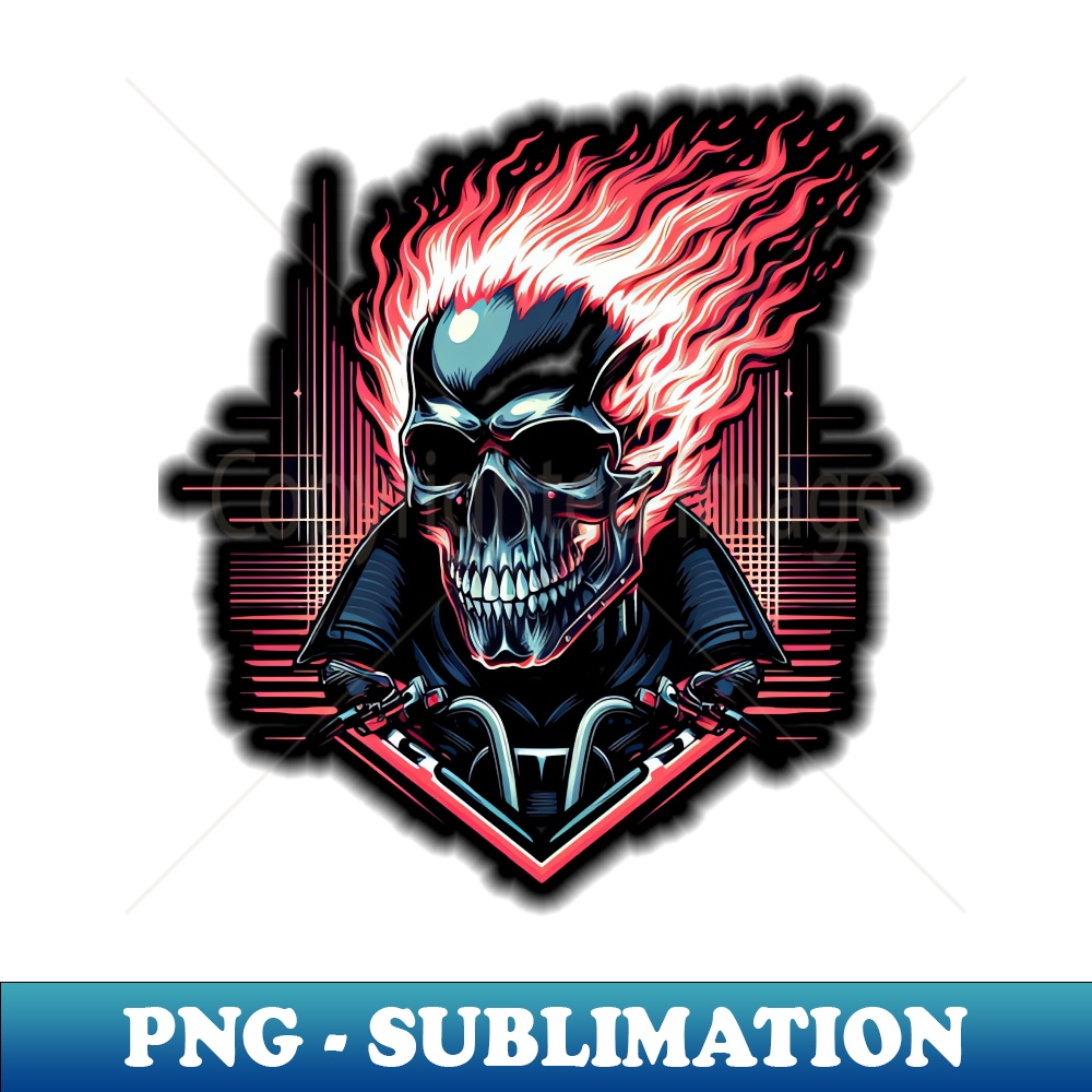 ghost rider cyberpunk - Aesthetic Sublimation Digital File - | Inspire ...
