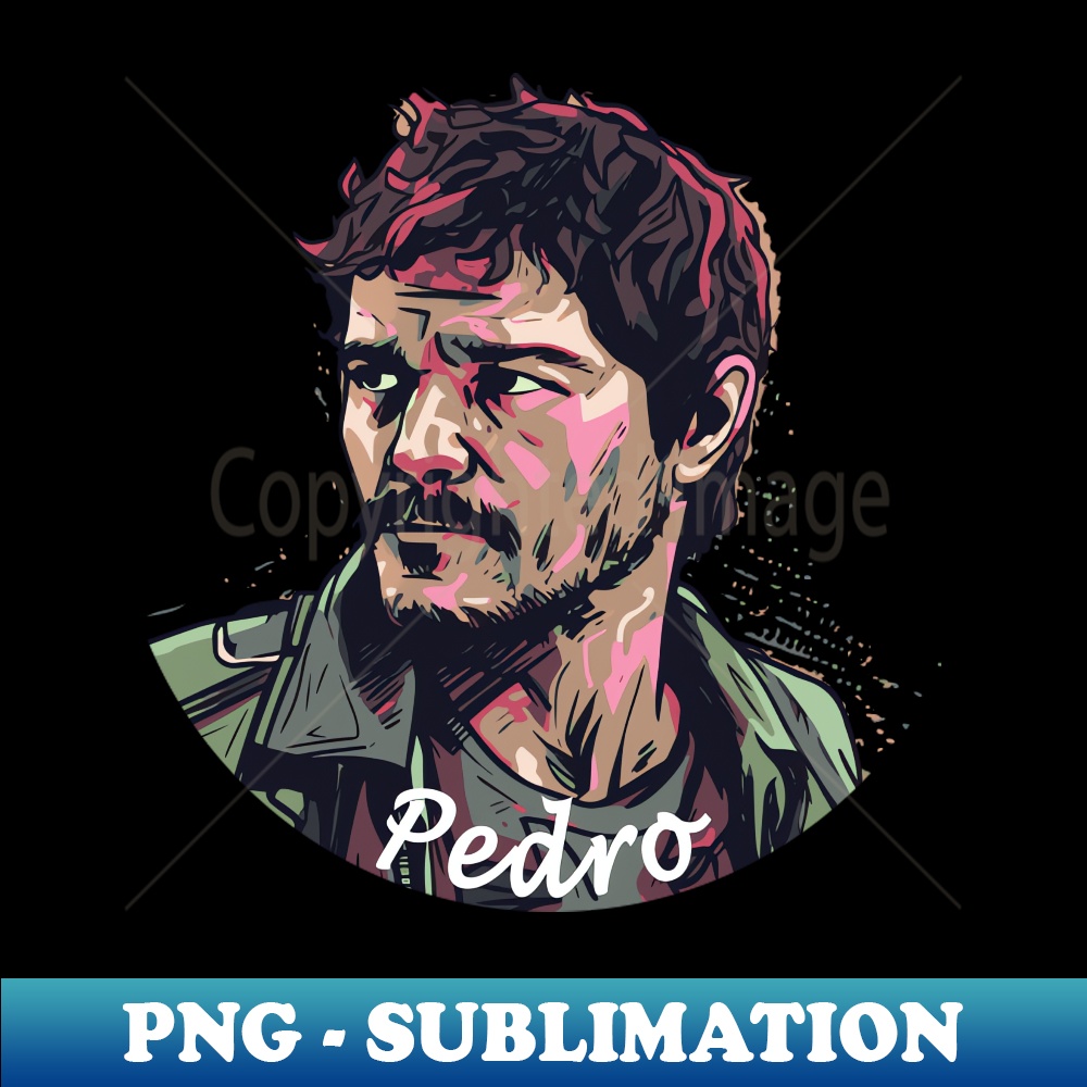 Pedro Pascal - PNG Transparent Sublimation Design - Create w | Inspire ...