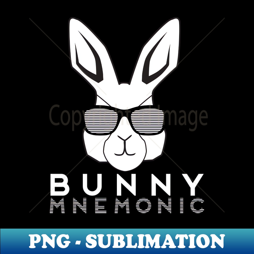 Bunny Mnemonic - PNG Transparent Sublimation File - Stunning | Inspire ...