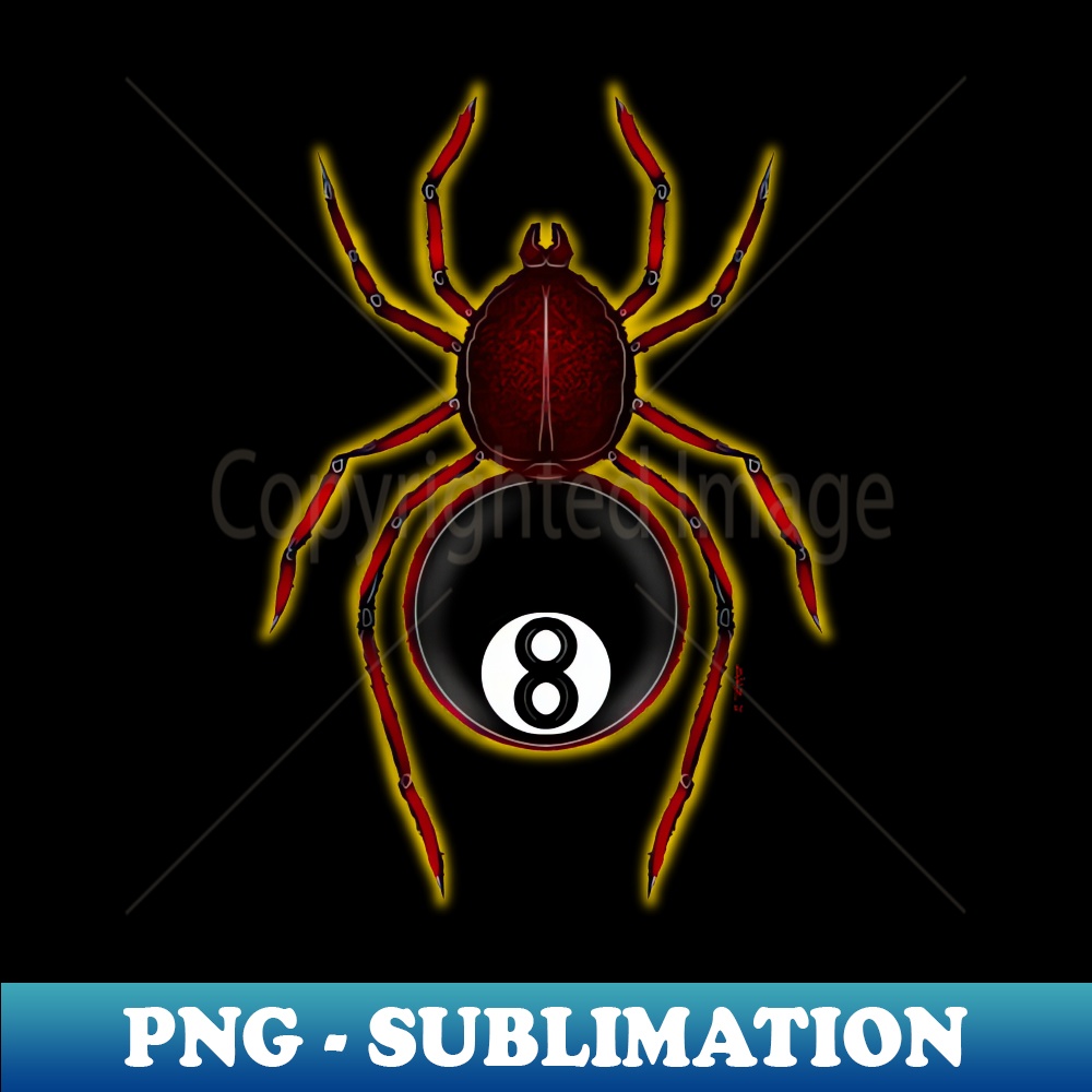 8 ball spider - Professional Sublimation Digital Download - | Inspire ...