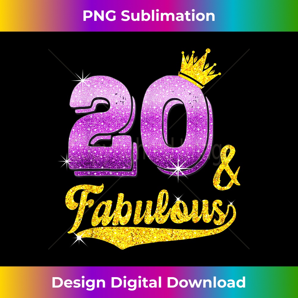 20 and fabulous - 20 years old Gift - 20th Birt - Edgy Subli - Inspire ...