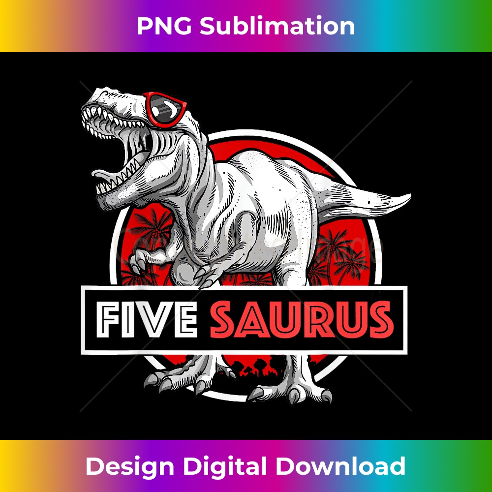 I am Five Saurus 5 Yrs Old T-Rex for Boys 5th Birthday Gi - | Inspire ...