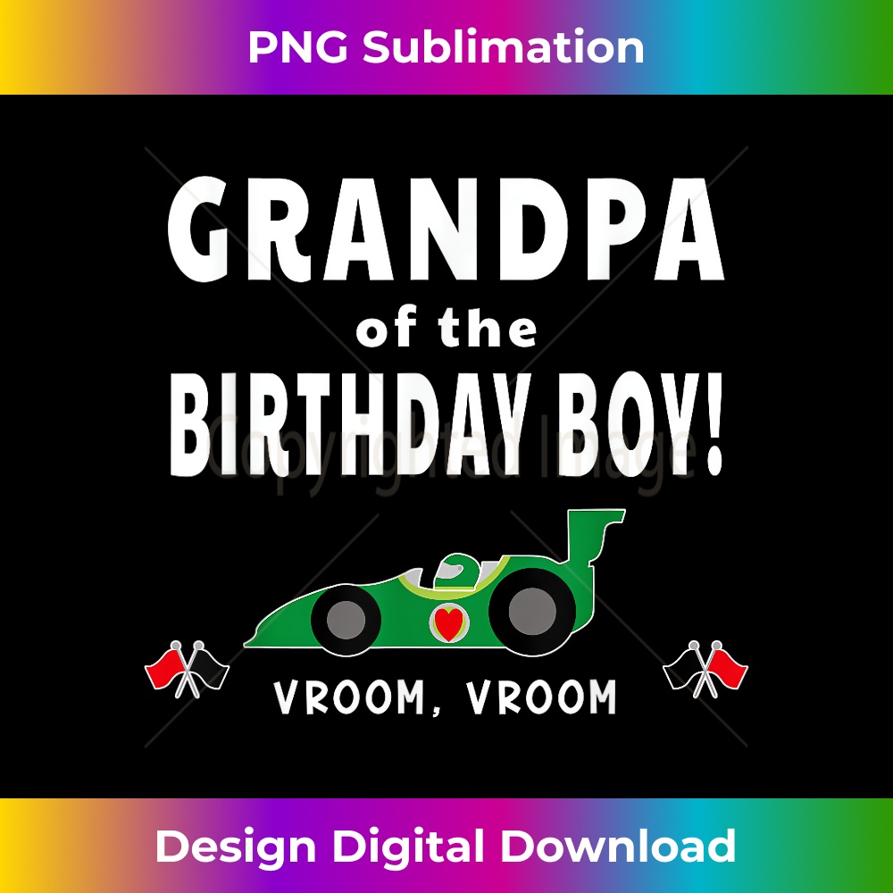 Race Car Birthday Shirt Grandpa - Racing Themed P - Minimali - Inspire ...
