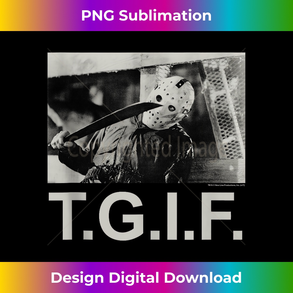Friday The 13th Jason TGIF Tank T - Sophisticated PNG Sublim - Inspire ...