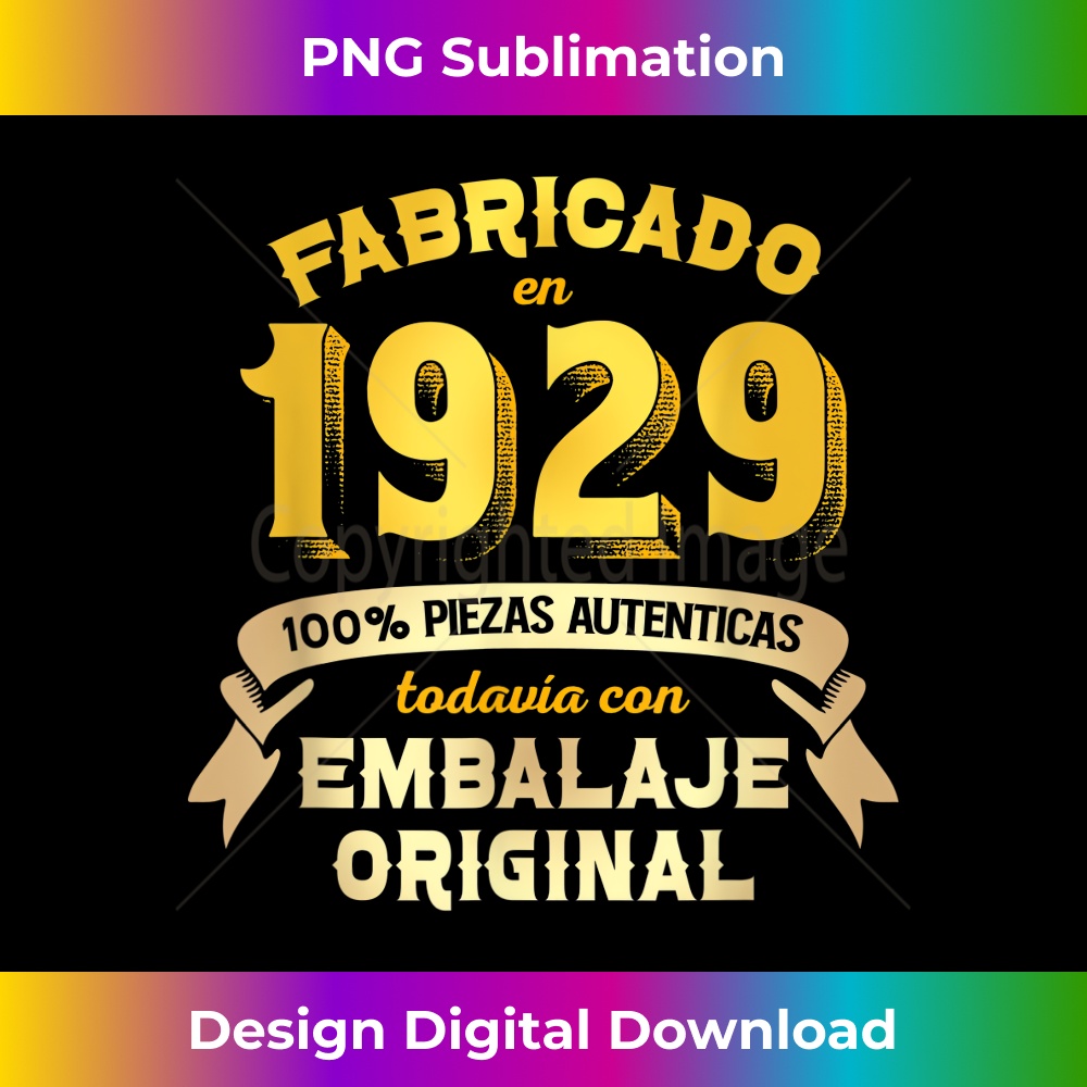 Mens 94 Year Old Fabricado en 1929 94th Birthday in Spani - - Inspire ...