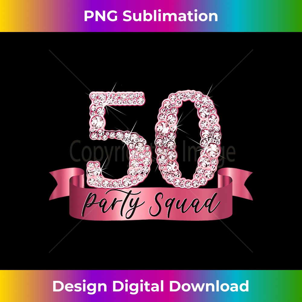 50th Birthday Party Squad I Pink Group Photo Decor Ou - Delu | Inspire ...