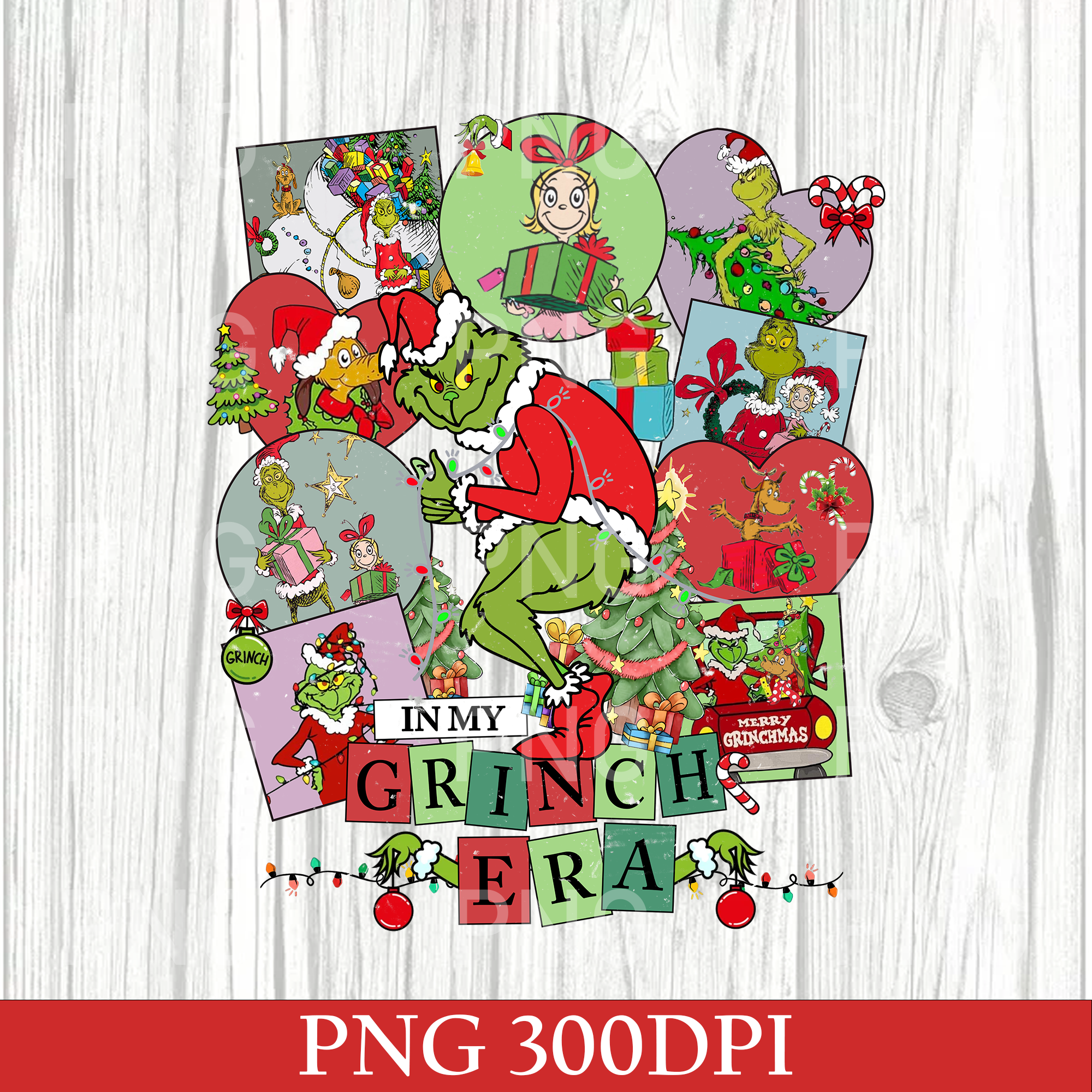 In My Grinch Era PNG, Grinchy Era PNG, Retro Christmas PNG, | Inspire ...