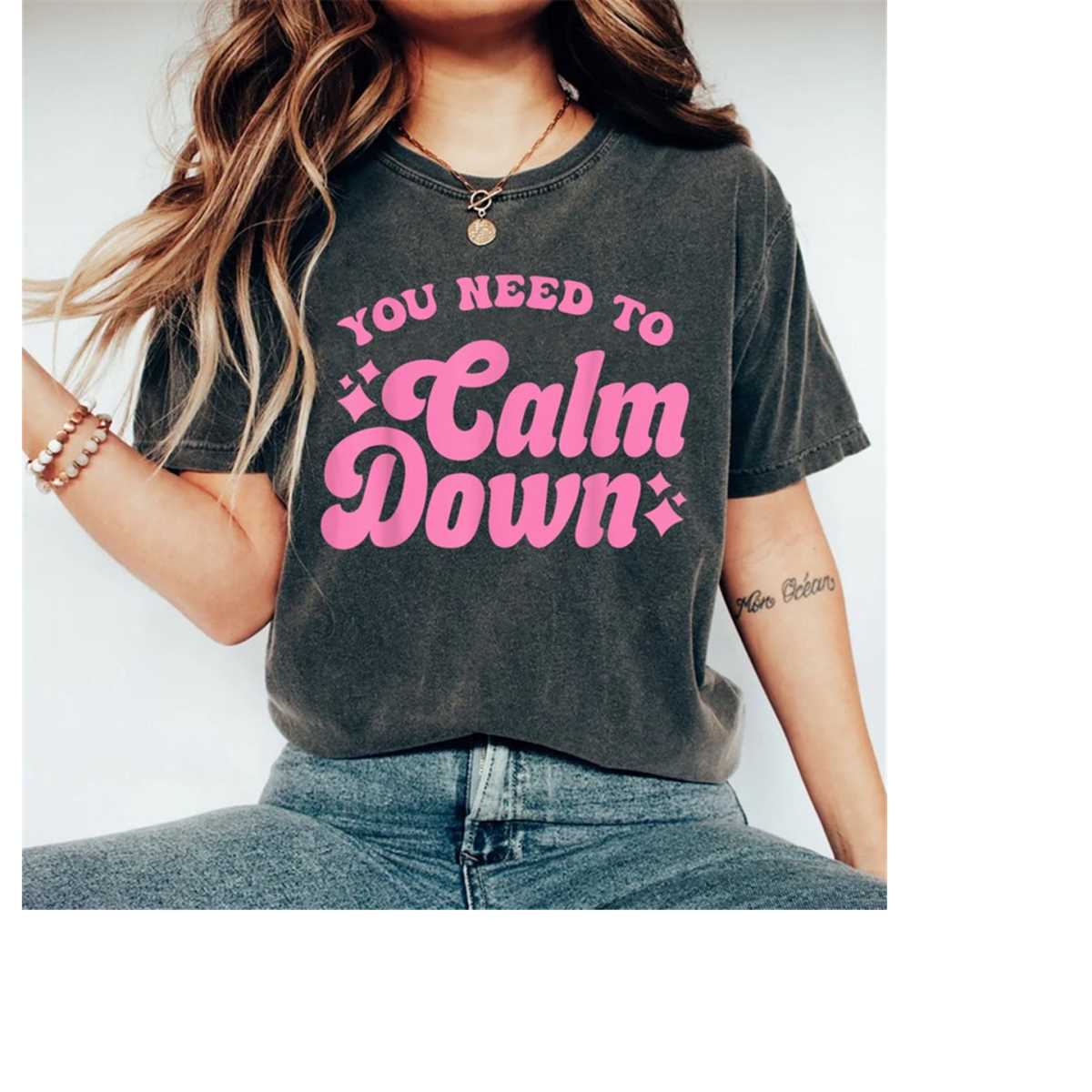 You Need to Calm Down Shirt, Swiftie Lover Shirt, Summer Con | Inspire ...