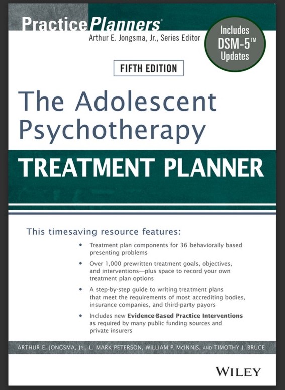 The Adolescent Psychotherapy Treatment Planner: Includes DSM | Inspire Uplift