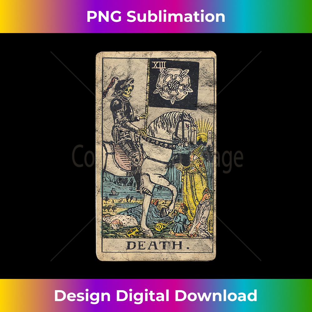 Occult Tarot The Death Gothic Grunge Satan Devil Vin - Craft | Inspire ...