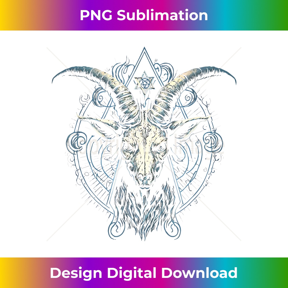 Satan Pentagram Baphomet Illustration Devil Satanic Hexa - M | Inspire ...