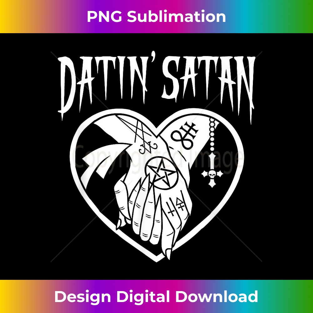 Datin' Satan Heart Shape with Satanic Tattooed Hands Hol - F | Inspire ...