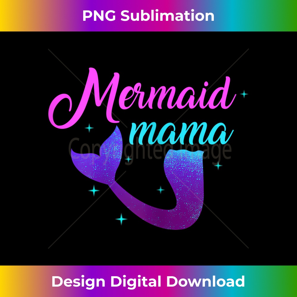 Womens Mermaid Mama Funny Siren Mom-my Mother Sea Ocean Lov | Inspire ...